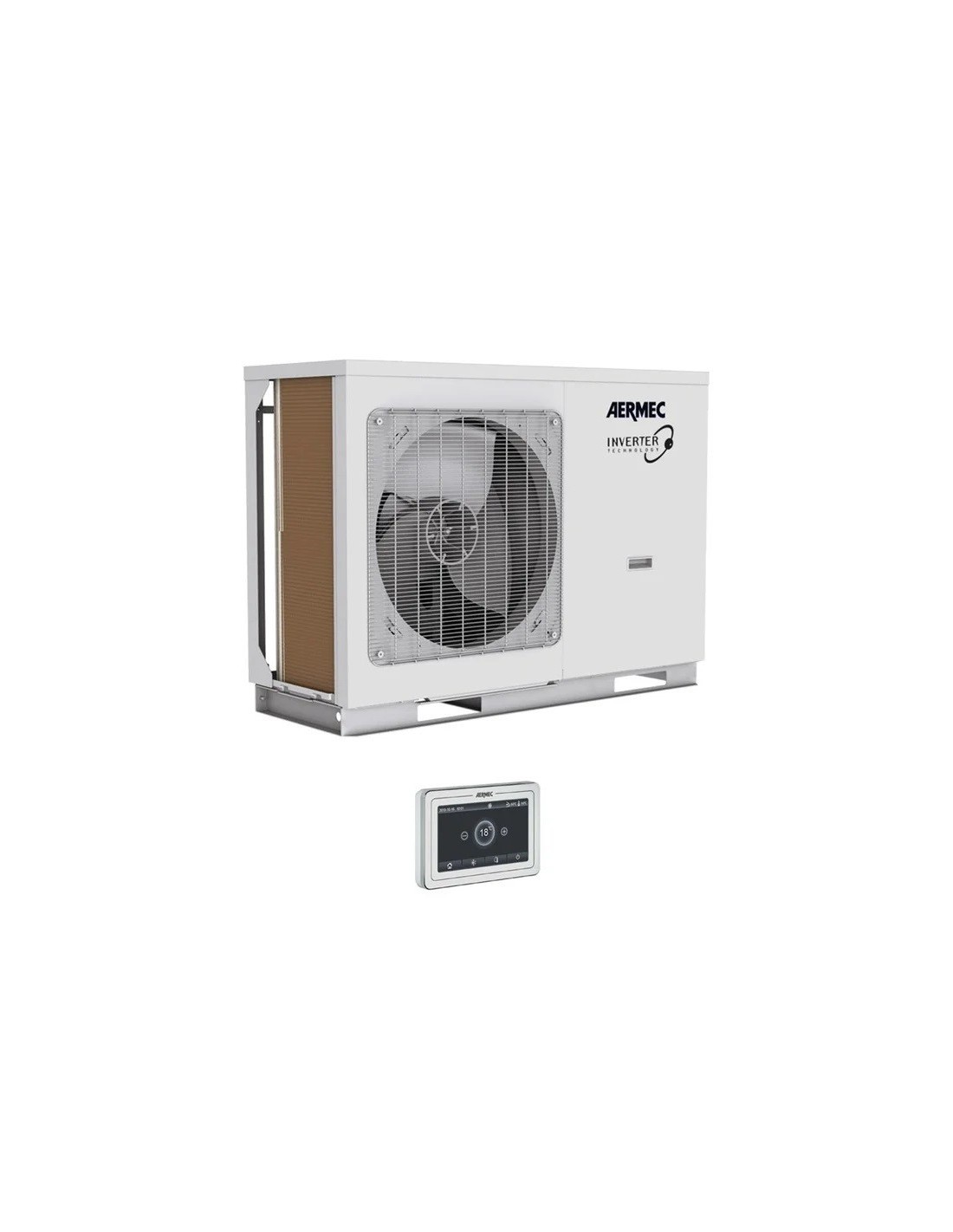 Aermec HMI080 reversible air/water heat pump single-phase inverter: Buy ...