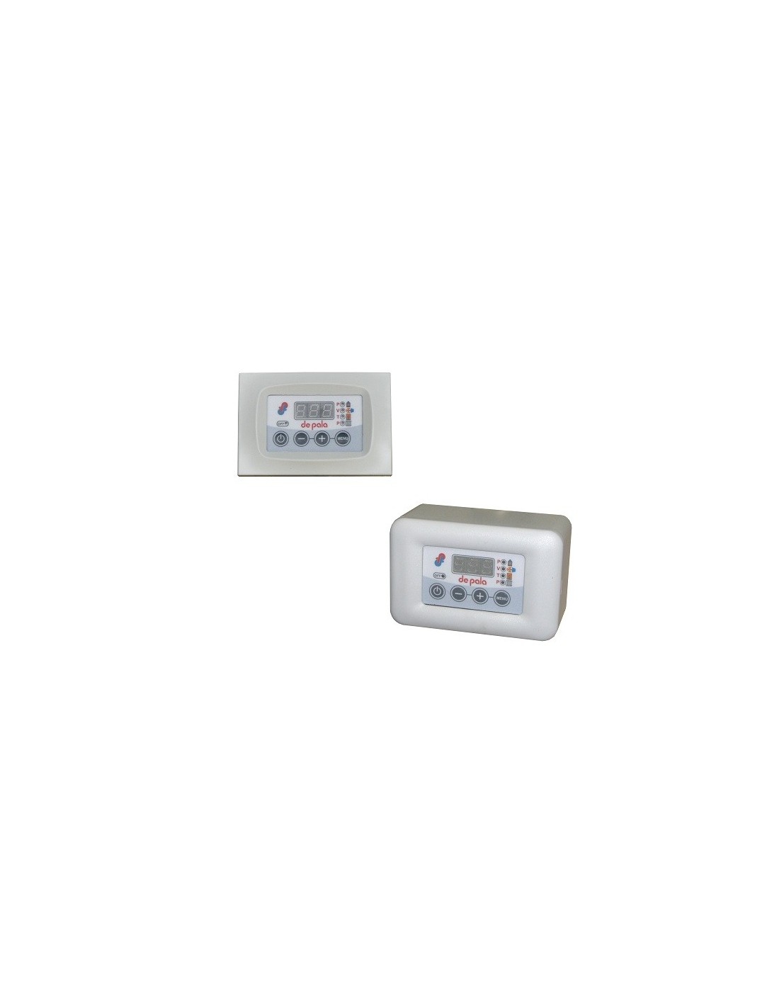 Compact electronic digital control unit for fireplace boiler 3 modules ...
