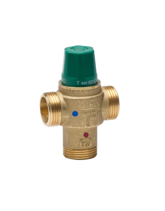 Anti-condensation thermostatic mixer 50°+5°c diameter 3/4" nozzle ...