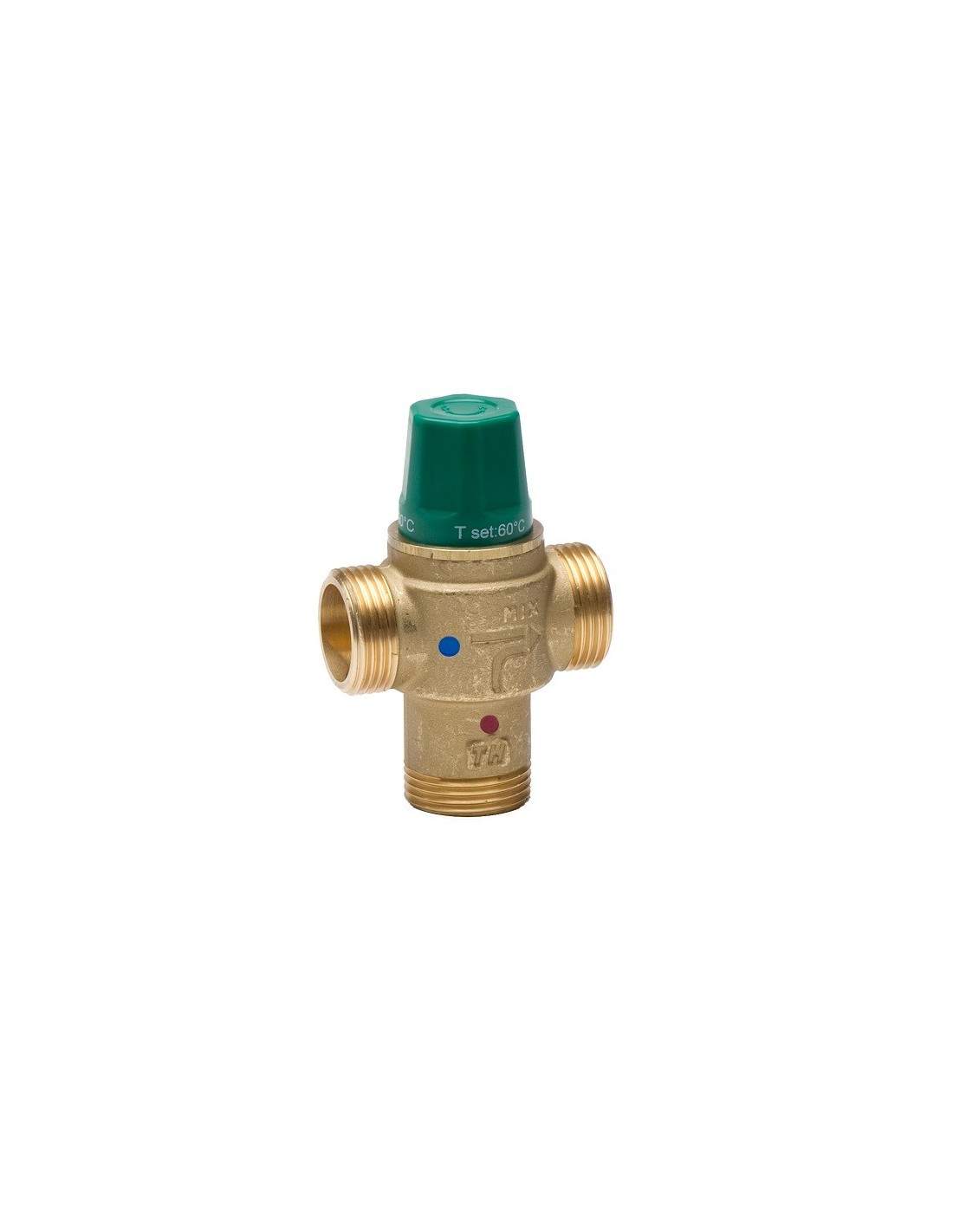 Anti-condensation thermostatic mixer 50°+5°c diameter 3/4" nozzle ...
